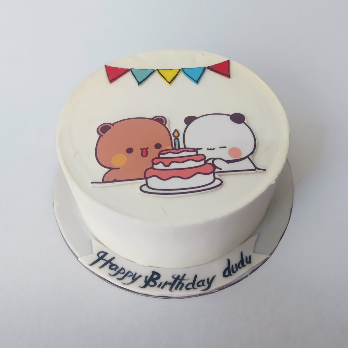 Bubu and Dudu Birthday Cake – Cute Vegan Buttercream Cake – Crave by Leena