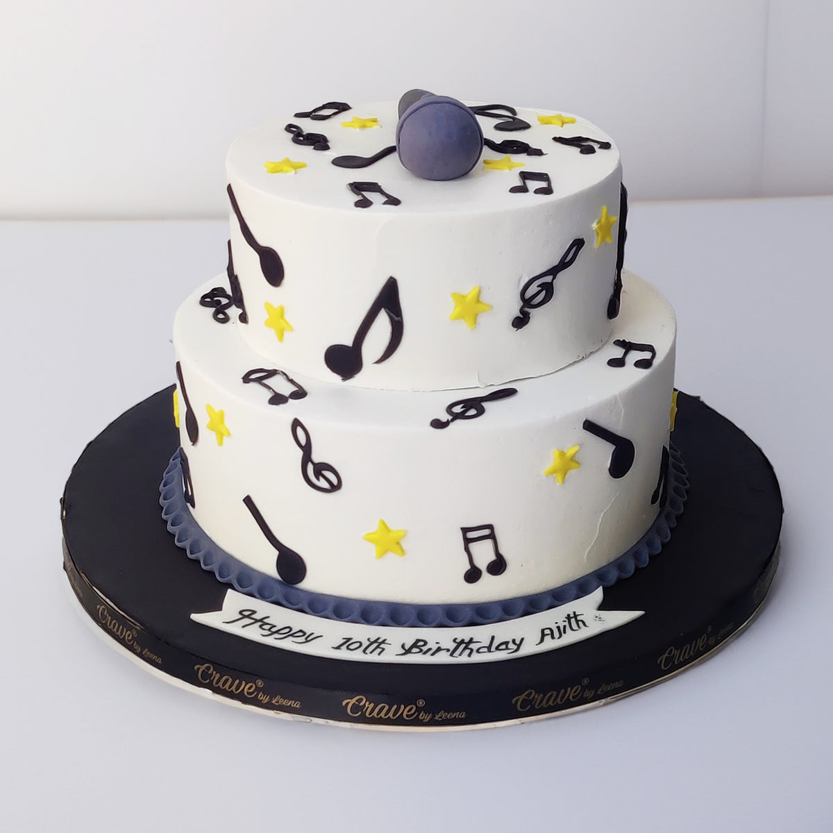 Mic and Music Cake | Birthday Cake for Music Lovers – Crave by Leena