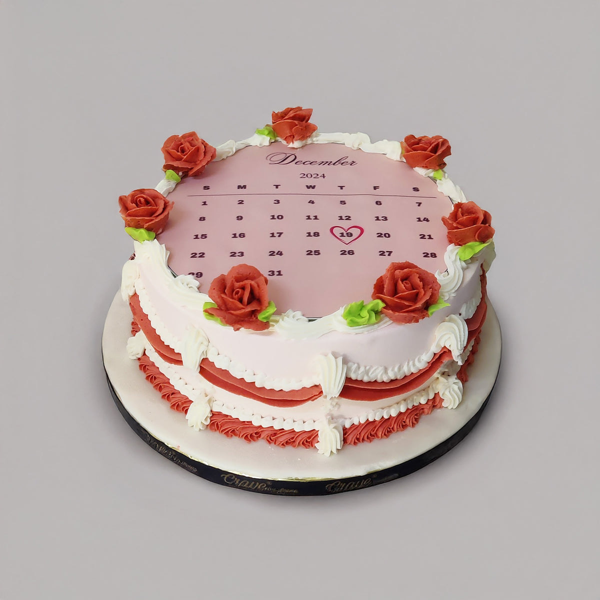 Aesthetic December Cake - Chocolate Truffle Delight with Edible ...