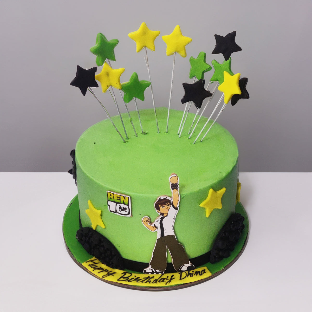Ben 10 Theme Cake - Galactic Vegan Treat for Cartoon Fans – Crave by Leena