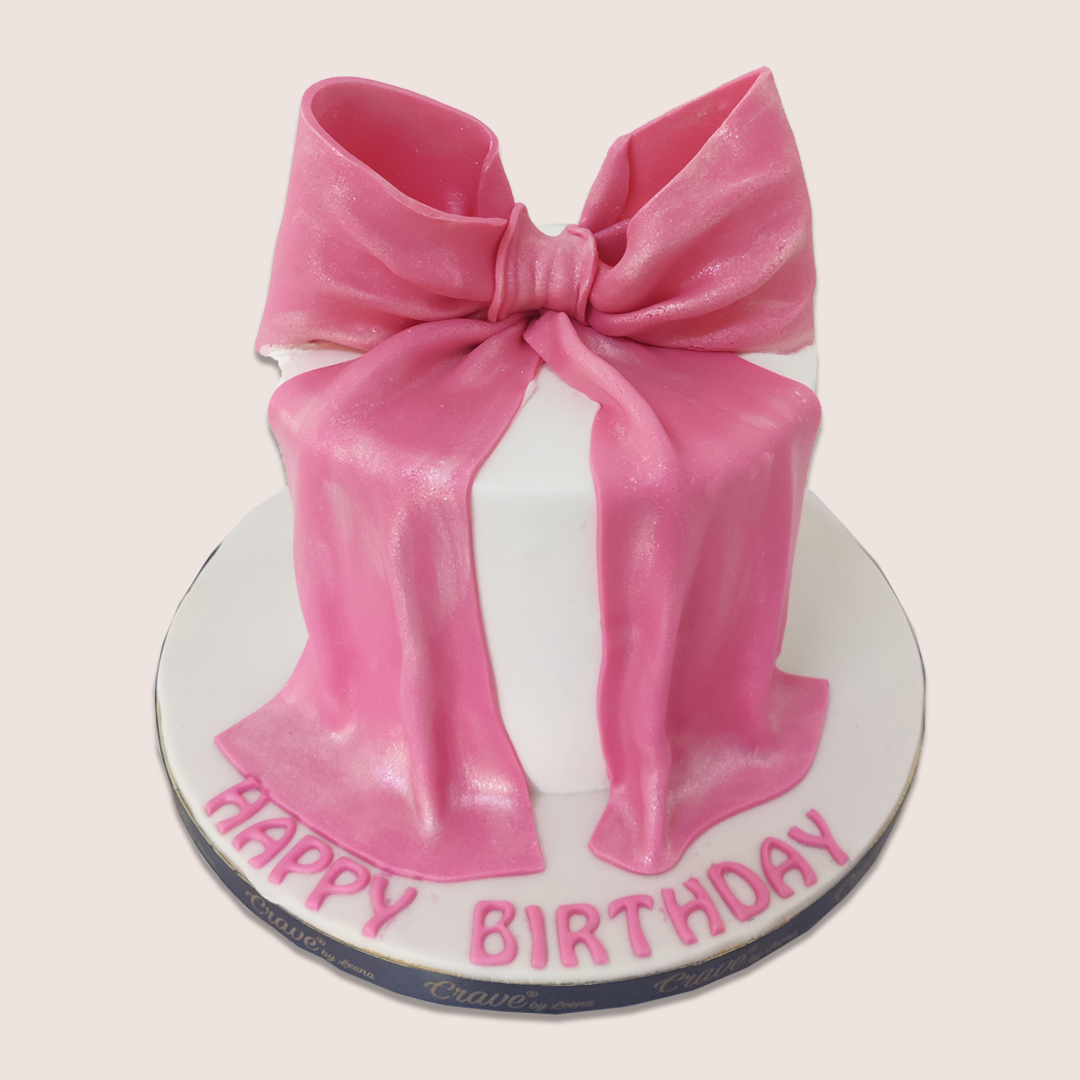 Bow to Pink Bow | Custom Cakes | Crave by Leena, Bangalore