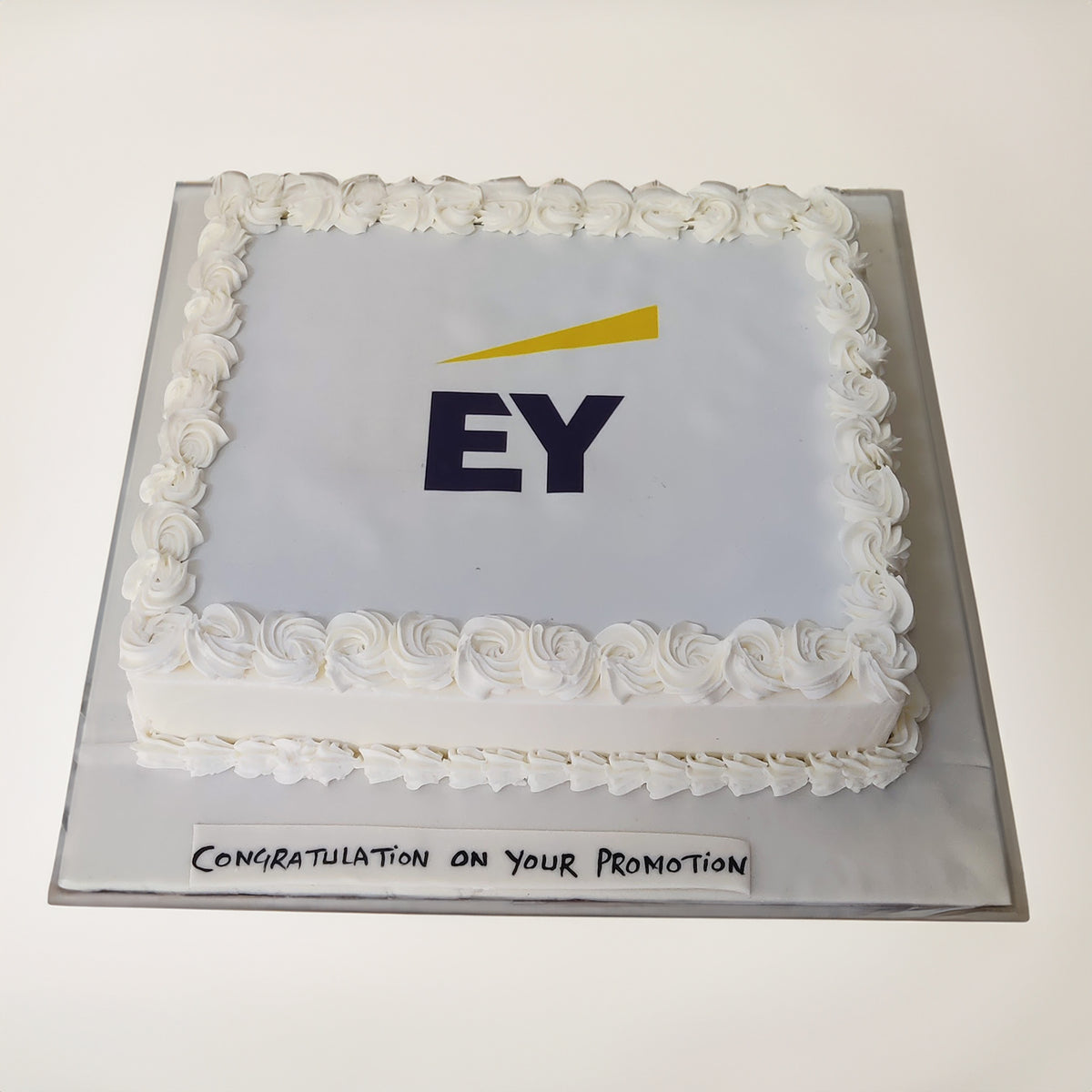 EY Corporate Cake | Promotion Celebration Cake | Office Theme Cake ...