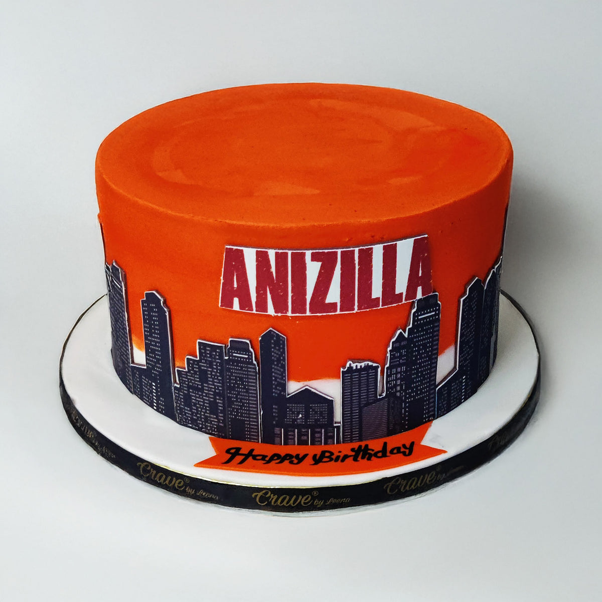 Godzilla in the Field Chocolate Truffle Cake - Customizable Delight ...
