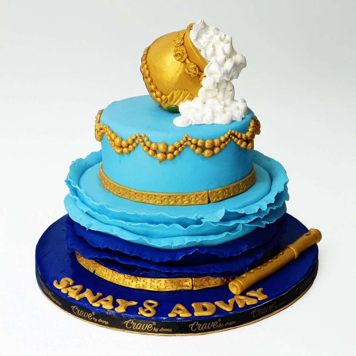 Krishna Theme Cake – A Divine Celebration Cake – Crave by Leena