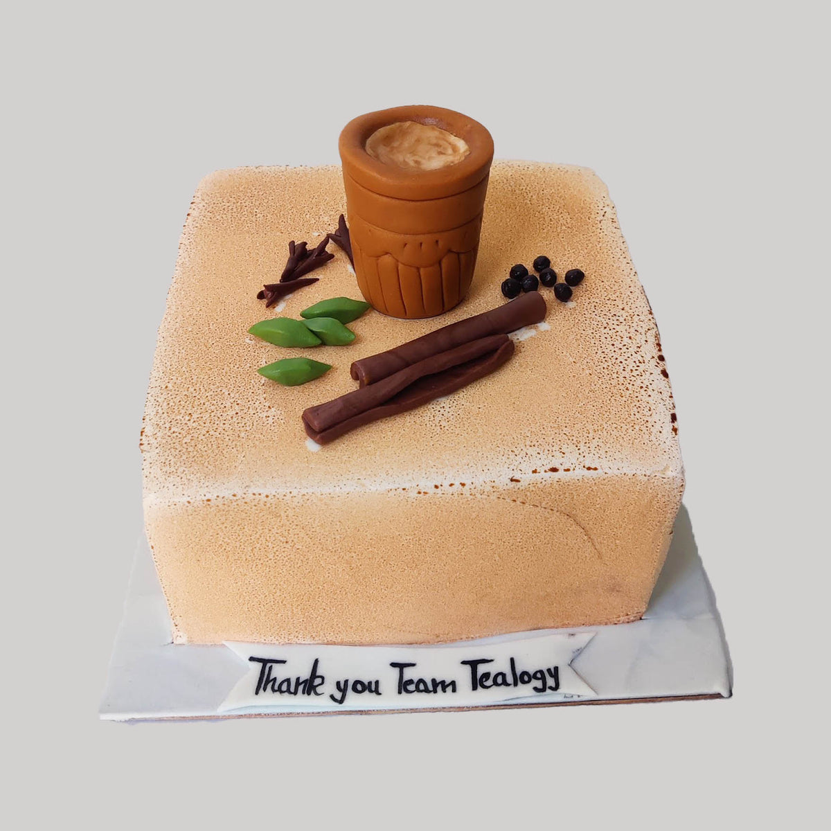 Kulhad Chai-Themed Cake – Perfect for Chai Lovers – Crave by Leena