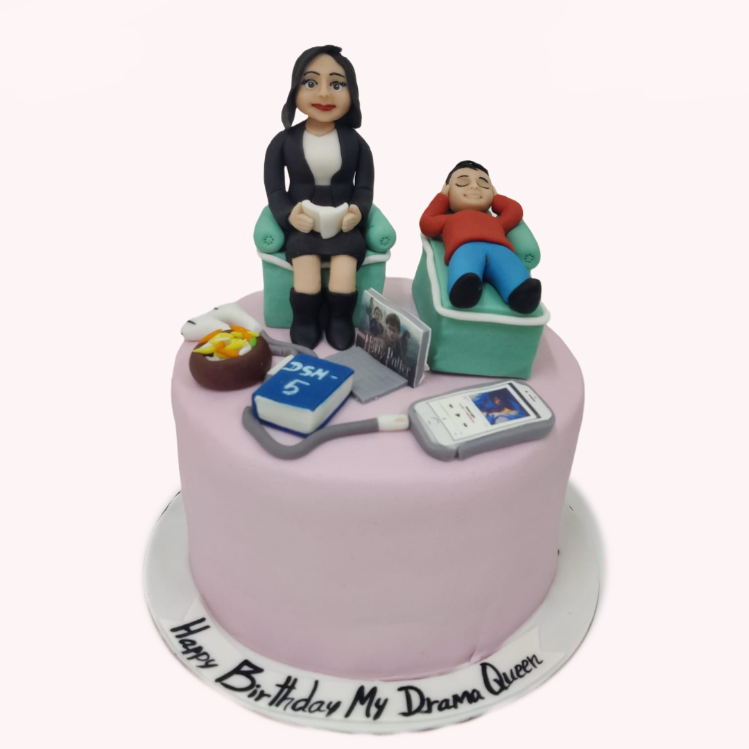 The psychologist. | Custom Cakes | Crave by Leena, Bangalore