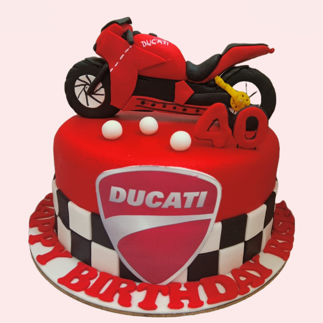 Ducati cake – Crave by Leena