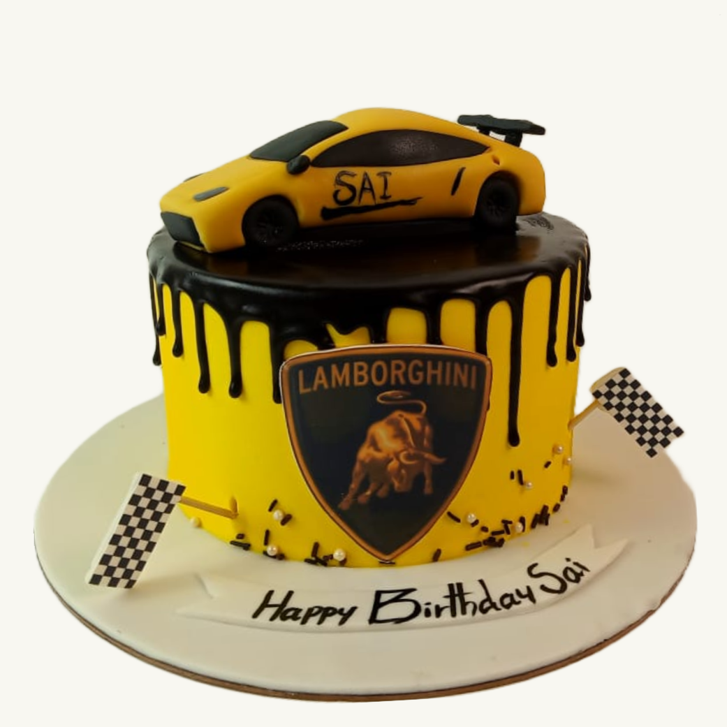 Lamborghini on Cake | Custom Cakes | Crave by Leena, Bangalore