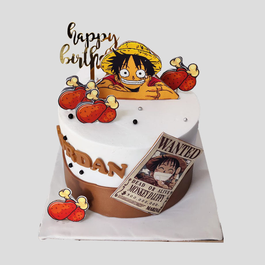 The One Piece Cake with Topper – Crave by Leena