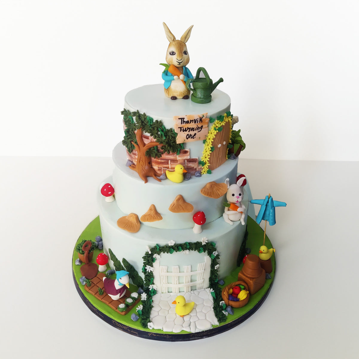 Peter Rabbit-Themed Birthday Cake – Vegan Chocolate Truffle – Crave by ...