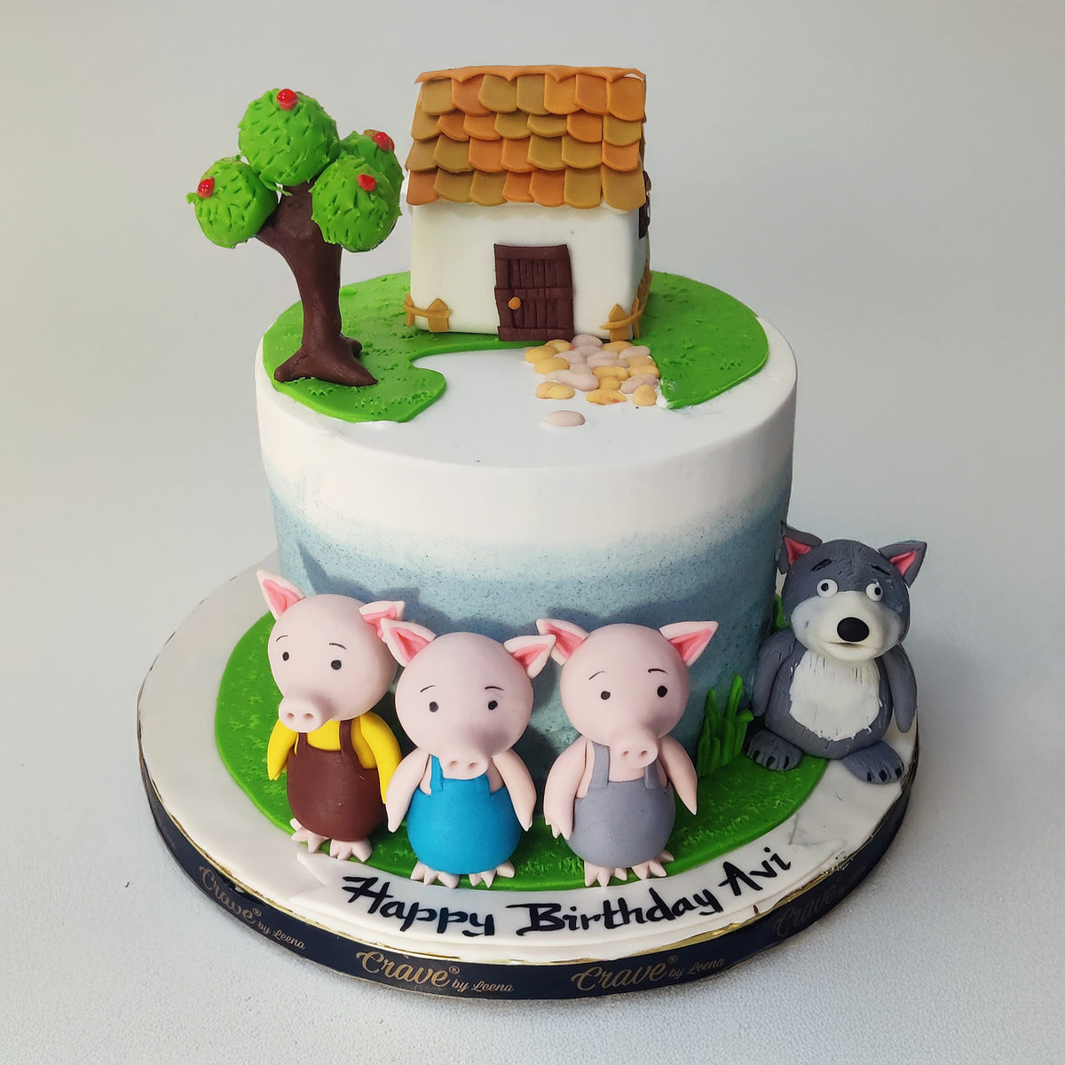 Three Little Pigs Theme Cake – Fairytale Delight – Crave by Leena