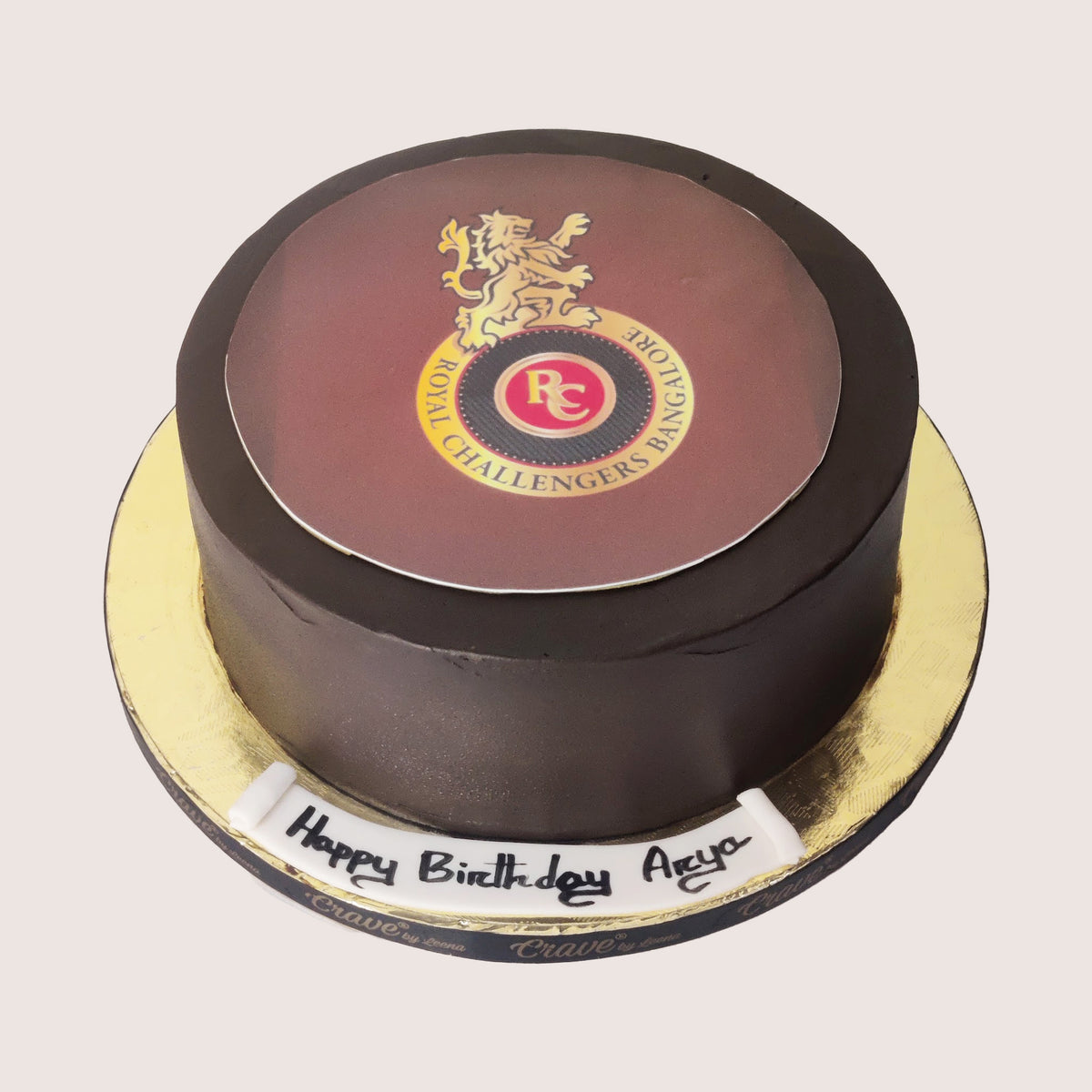 RCB Logo Cake – Crave by Leena