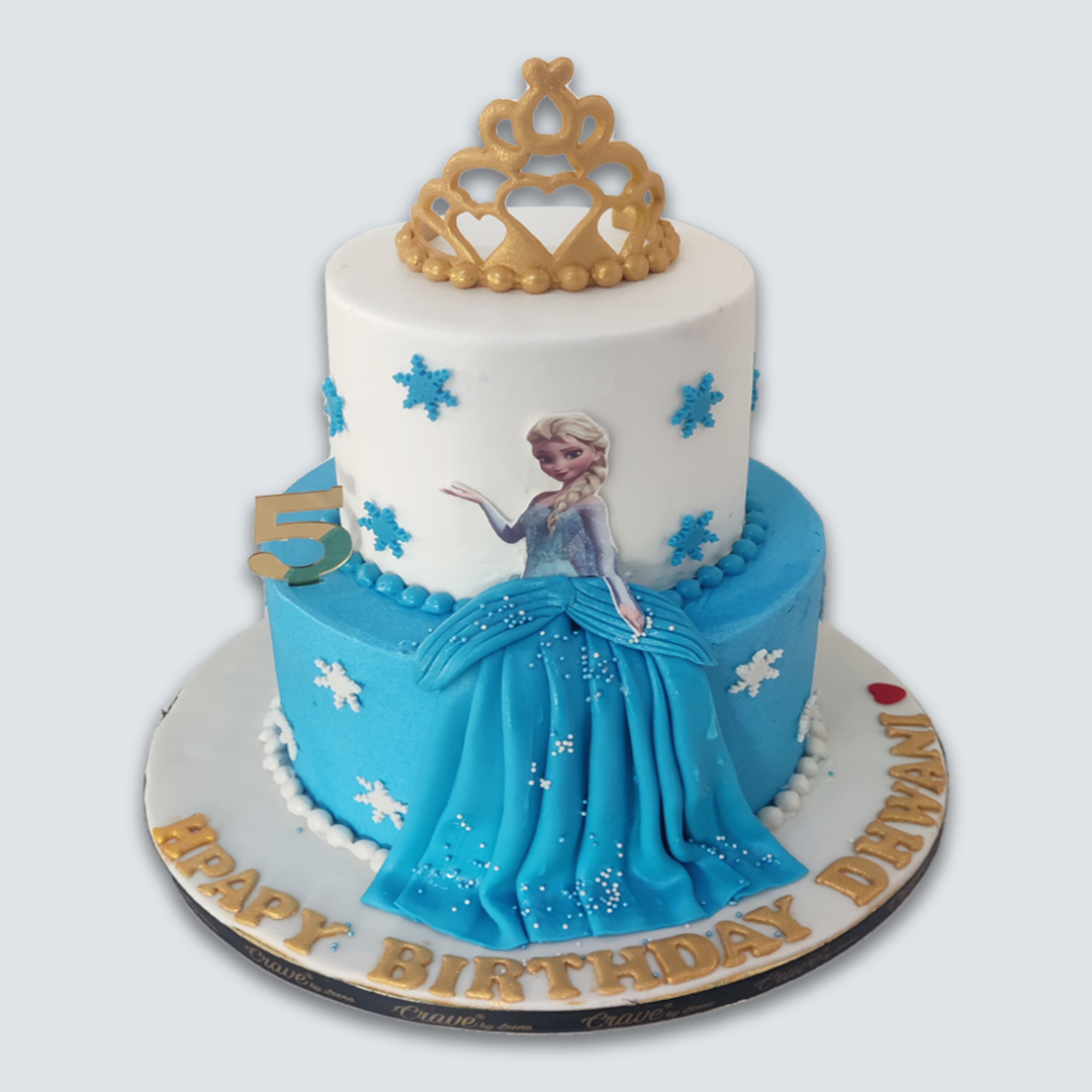 Super Elsa Frozen Cake Bangalore | Crave by Leena