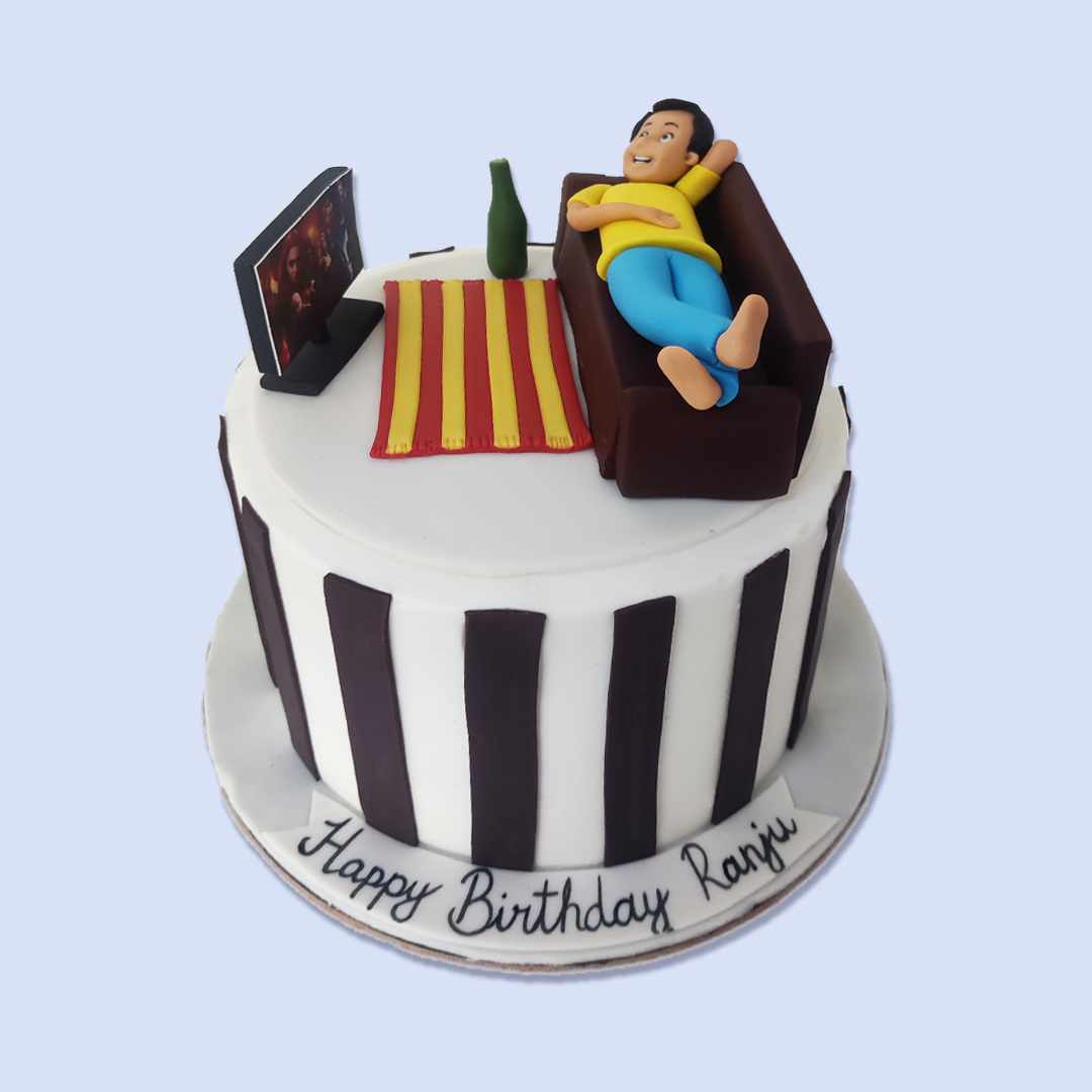 Super Sleepy Baby Theme Cake – Lazy Day Birthday Treat – Crave by Leena
