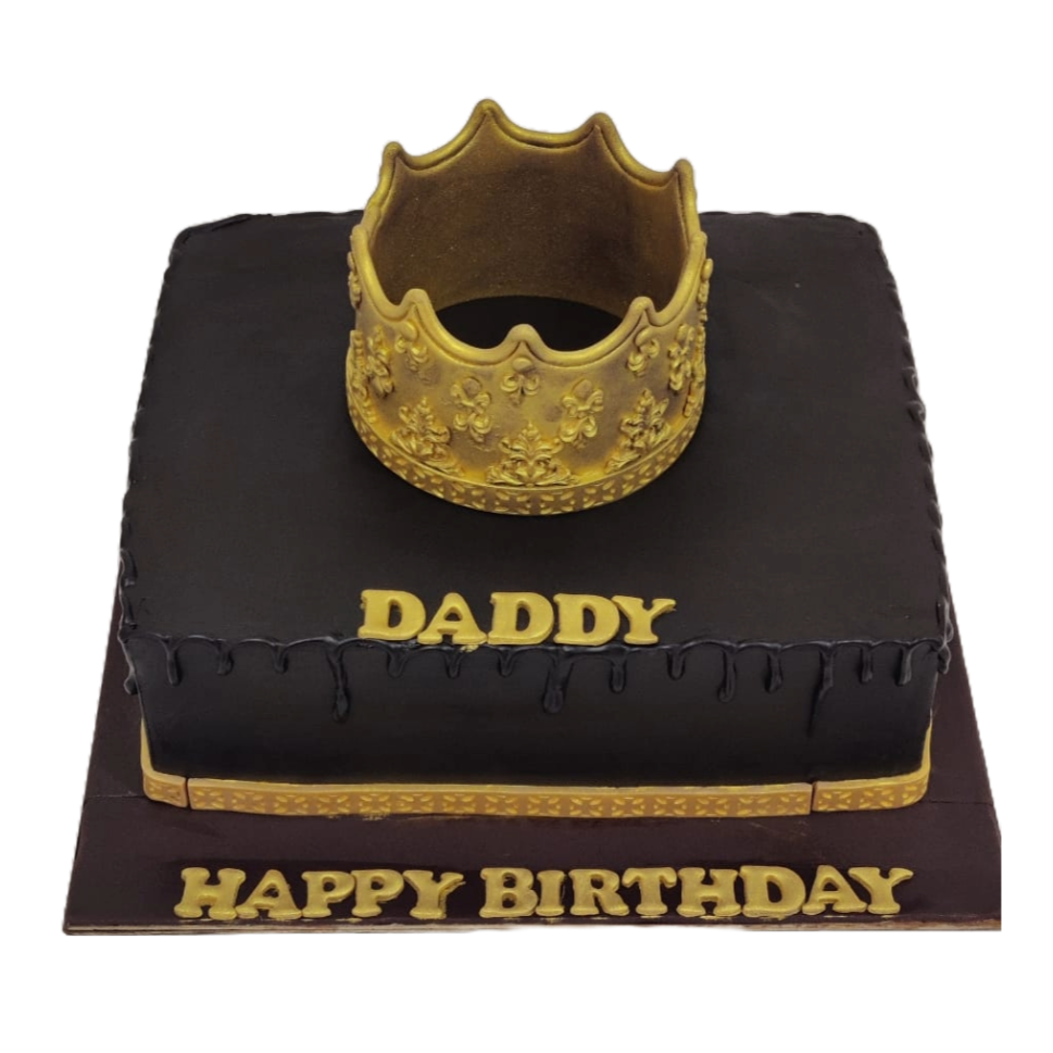 Rectangular Shape Crown cake – Crave by Leena