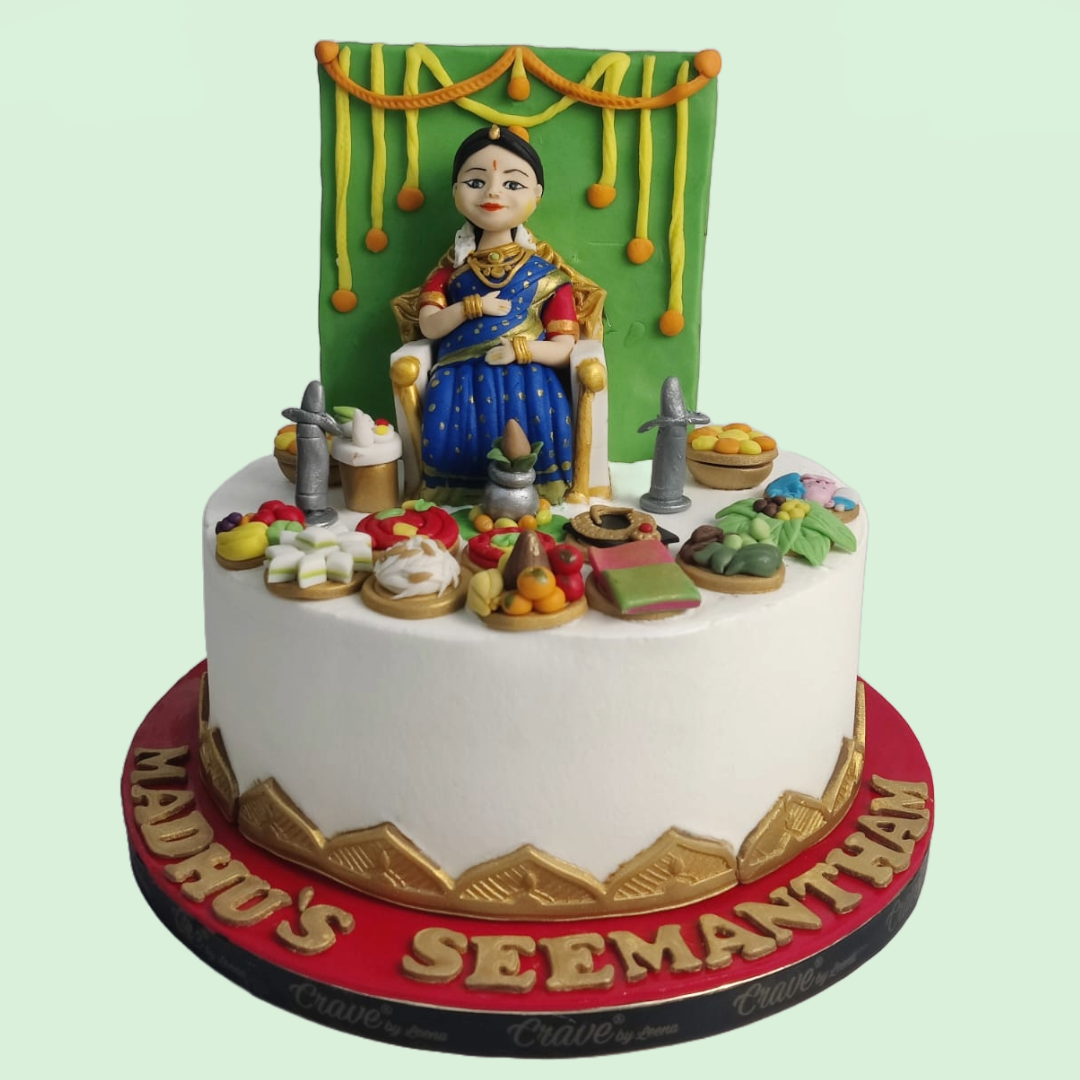 Seemantham cake – Crave by Leena