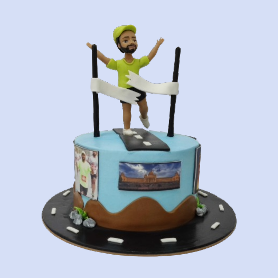 Finish Line | Custom Cakes | Crave by Leena, Bangalore