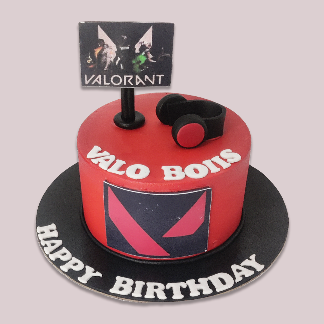 Valorant Game Cake – Crave by Leena