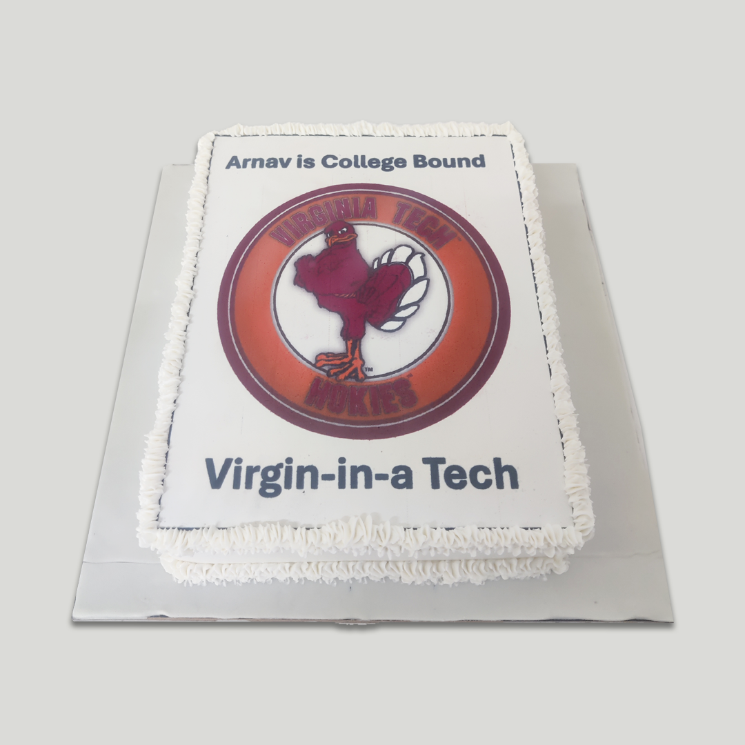 Virgin-in-a Tech Cake – Crave by Leena