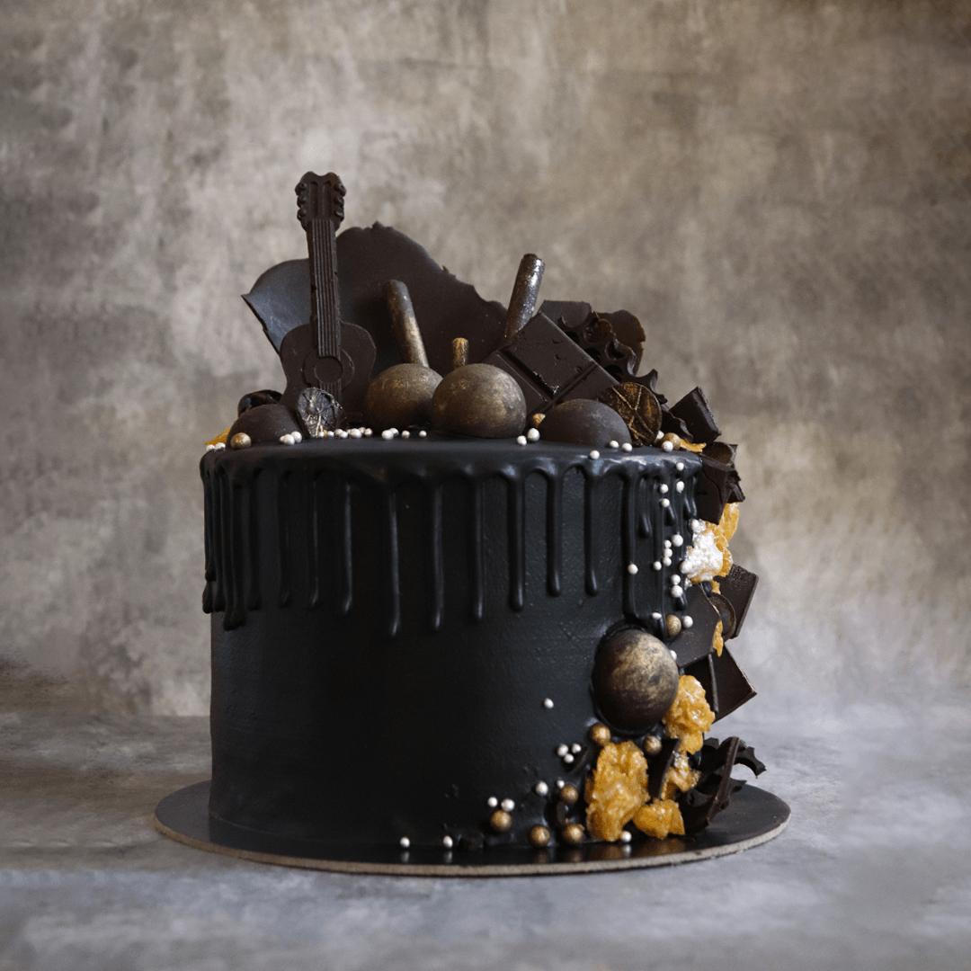 Black Drip Cake – Crave by Leena