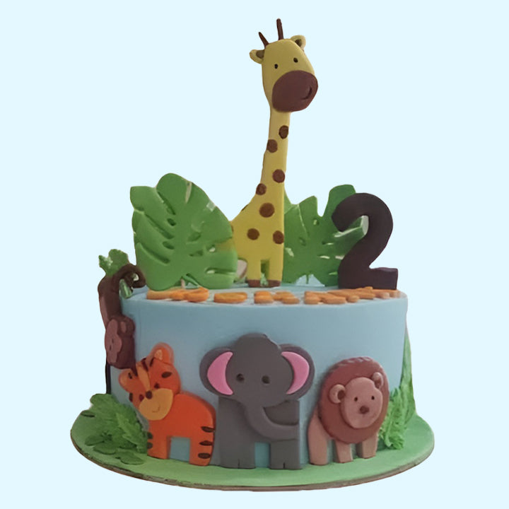 Blue Baby Animals | Custom Cakes | Crave by Leena, Bangalore