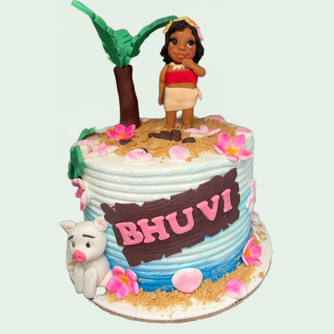 Moana Ra Bamba | Custom Cakes | Crave by Leena, Bangalore