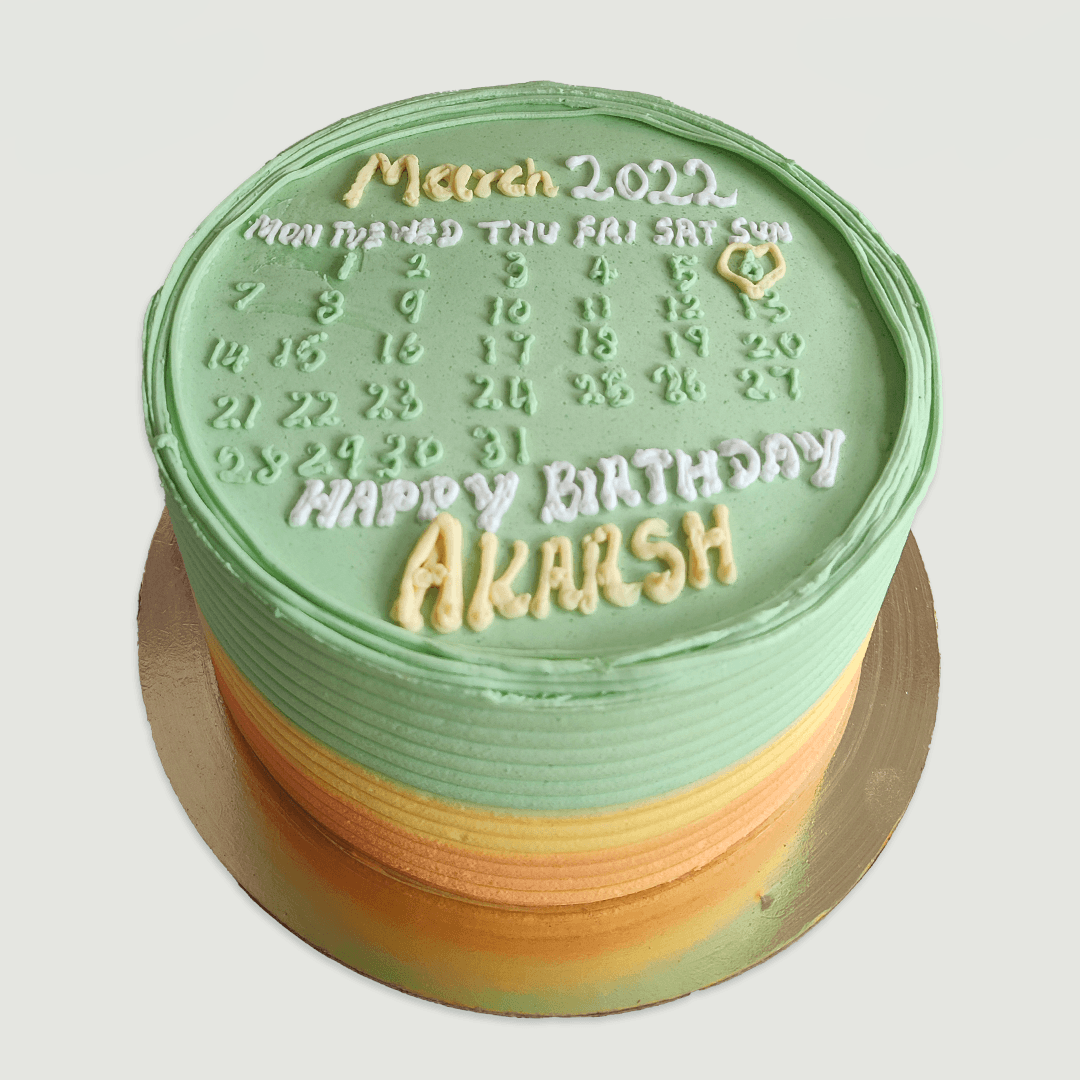 The Calendar | Custom Cakes | Crave by Leena, Bangalore